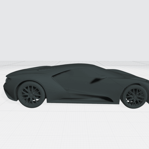 Download free STL file Ford GT 3D Model Car Stl File With Personalized ...