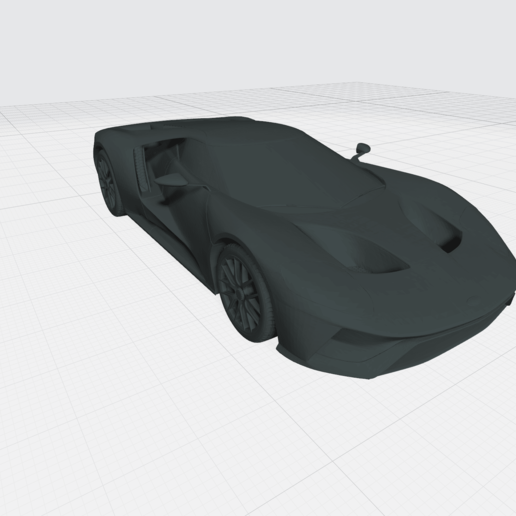 Download free STL file Ford GT 3D Model Car Stl File With Personalized ...