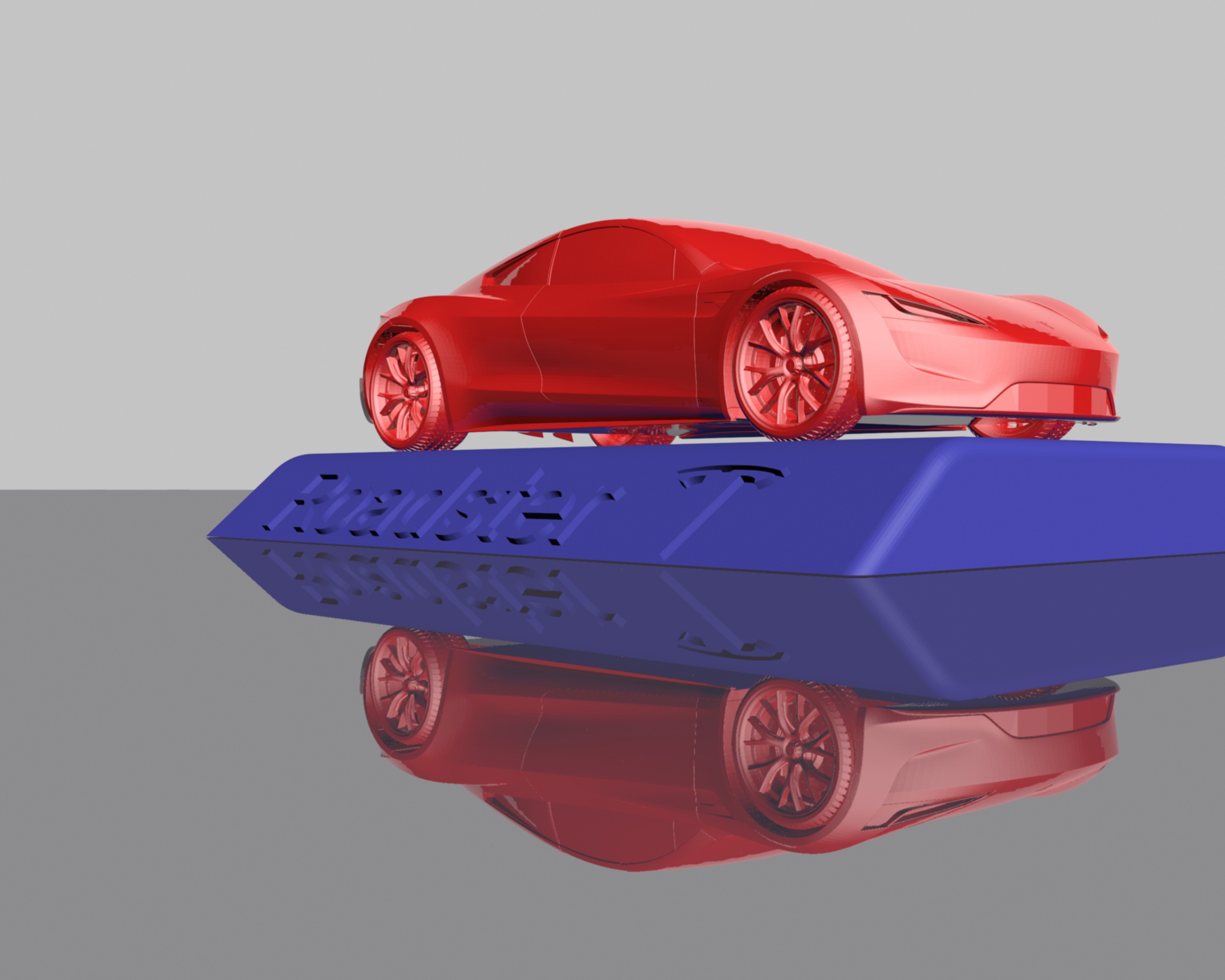 Free 3D file Tesla Roadster 2020 3D MODEL FOR 3D PRINTING STL FILES 🎨 ...