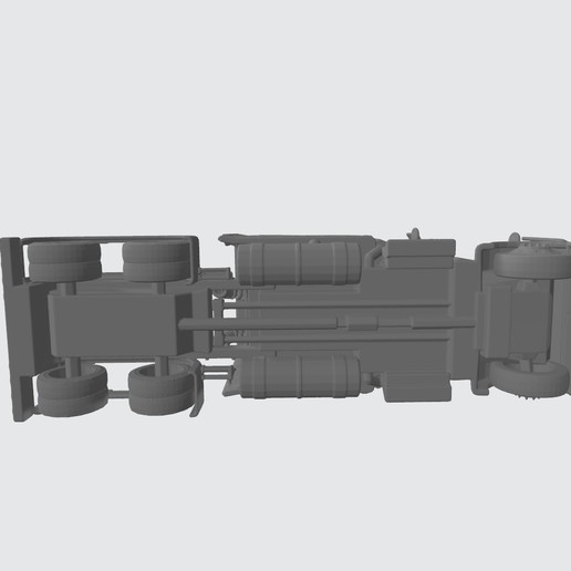 Download 3D printing designs 3D Hauler American Truck Model Ready For ...