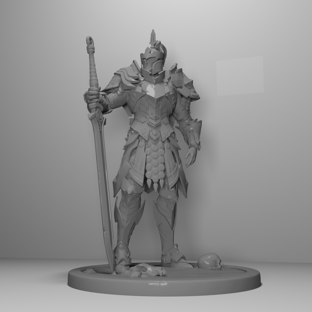 Free 3D file Knight Miniature 3D Print Model 🗿・3D printing template to ...