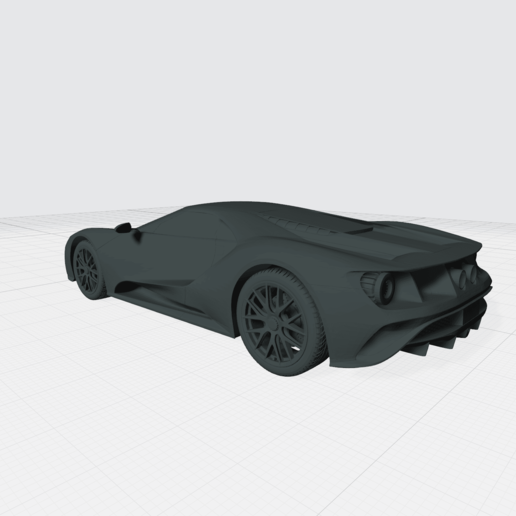 Download free STL file Ford GT 3D Model Car Stl File With Personalized ...