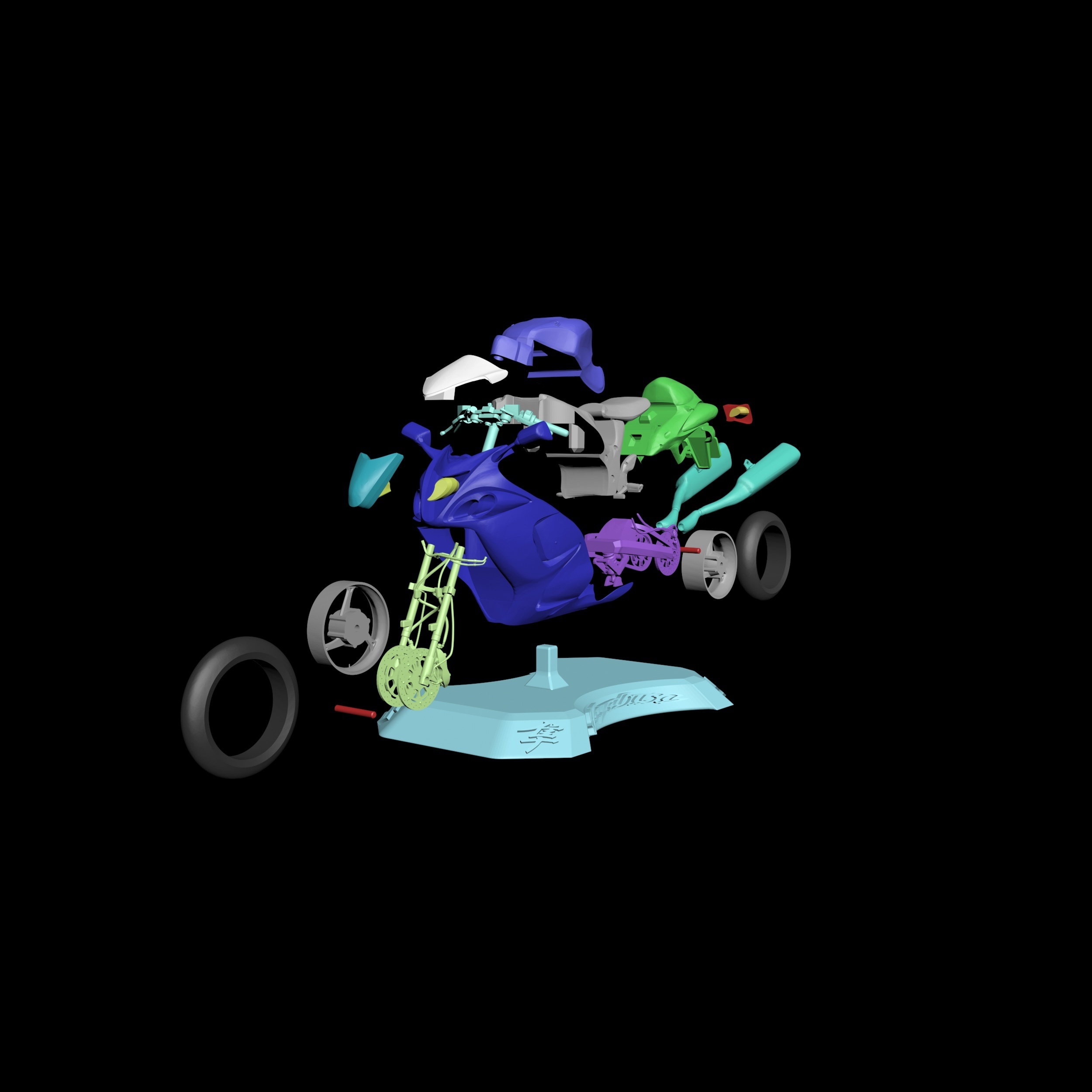 Free 3D file Suzuki GSX1300R Hayabusa 2015 3D Printable Model 🏍️・3D ...