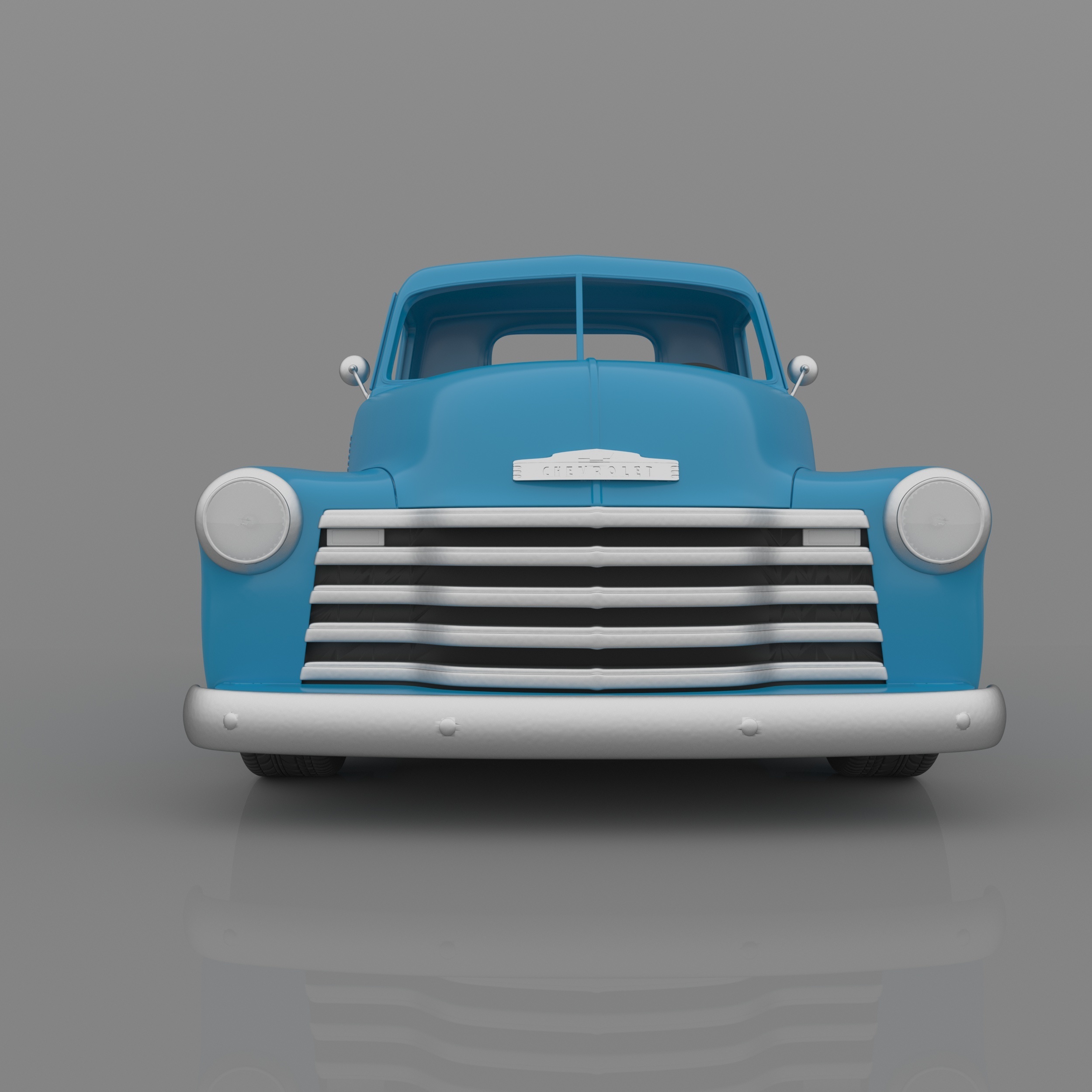 Free 3D file Chevrolet 3100 Pickup 1950 Classic for 3D Printing 🚙・3D ...