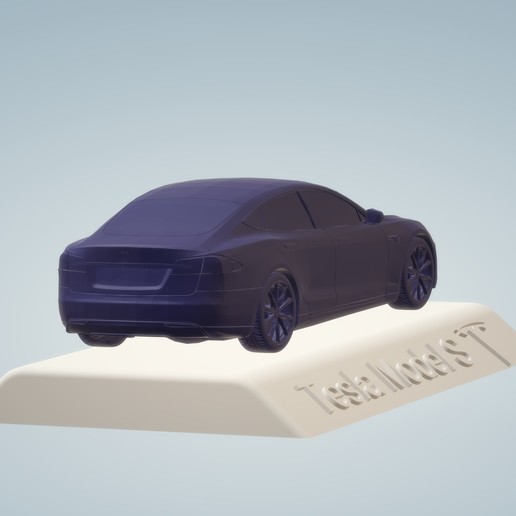 Download STL Tesla Model S 3D MODEL CAR CUSTOM 3D PRINTING STL FILE ・ Cults