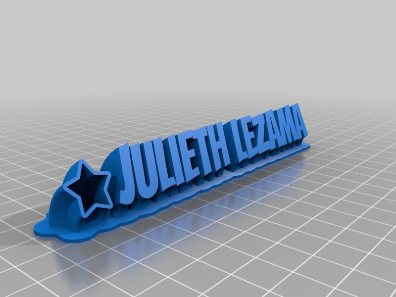 Archivo 3D gratis julieth・Diseño imprimible en 3D para descargar・Cults