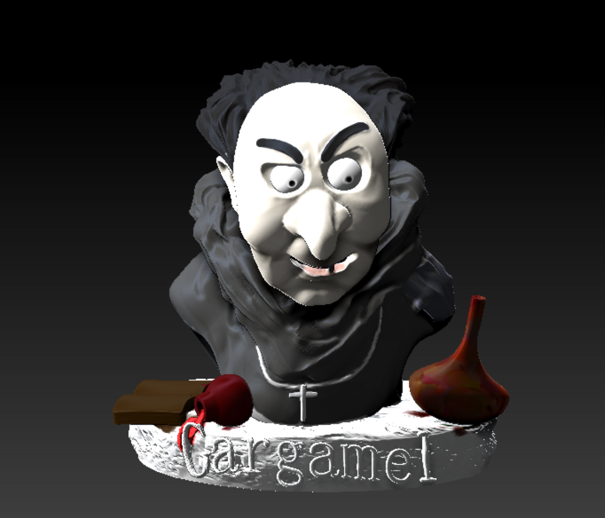 STL file gargamel stl 🎨・3D printer model to download・Cults