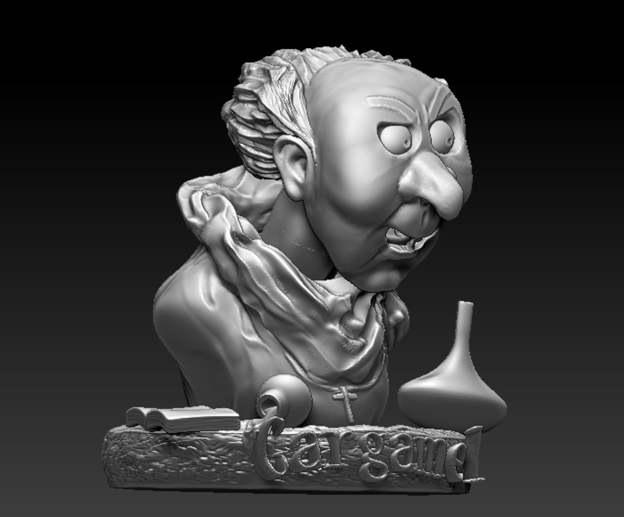 STL file gargamel stl 🎨・3D printer model to download・Cults