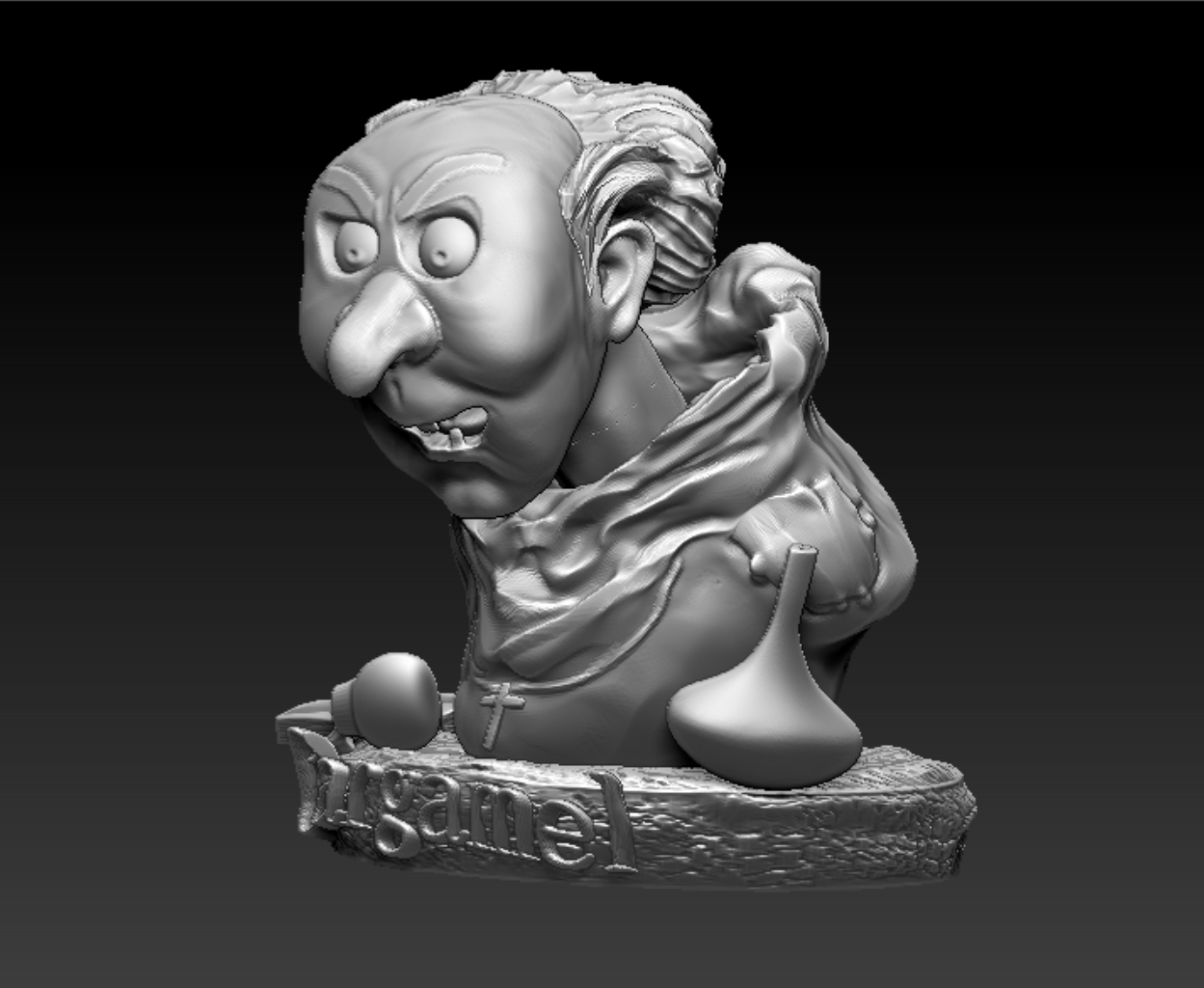 STL file gargamel stl 🎨・3D printer model to download・Cults