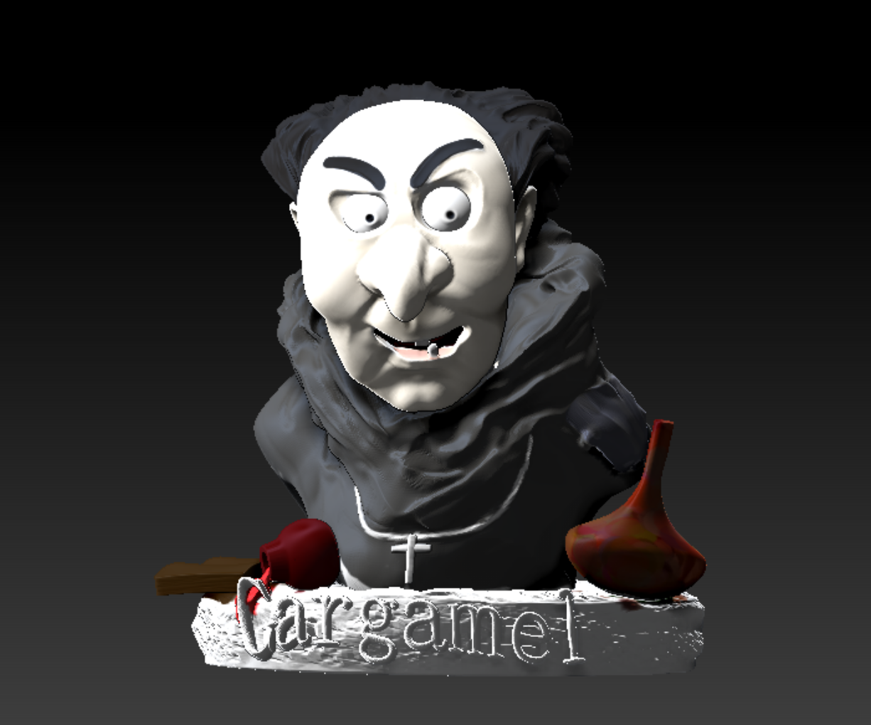STL file gargamel stl 🎨・3D printer model to download・Cults