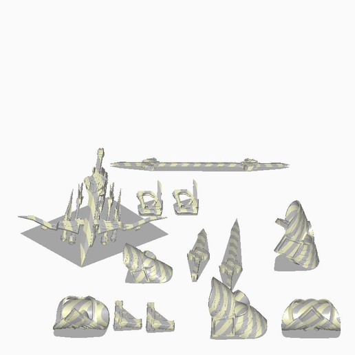 Download free OBJ file Sentry Ranger Weapons Armor • Template to 3D ...