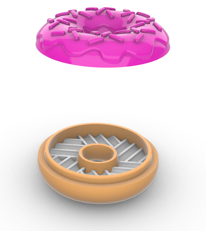 3MF file donut grinder・3D printing model to download・Cults