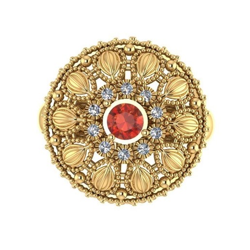 Download OBJ file Singapuri Style ring • 3D printer template ・ Cults