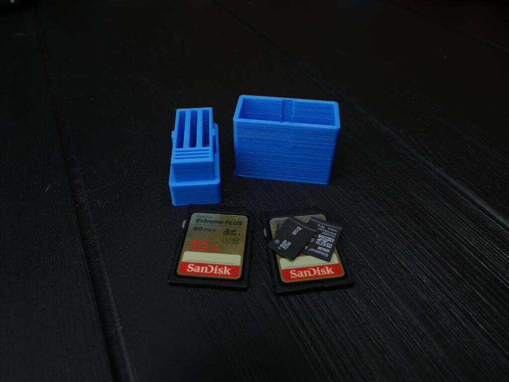 Free STL file SD and Micro SD Card Holder 📷・3D printable design to ...