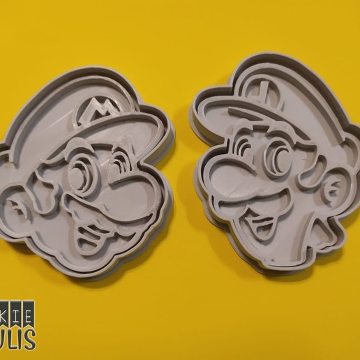 Download STL file MARIO COOKIE CUTTER (set of 10 characters) • 3D print ...