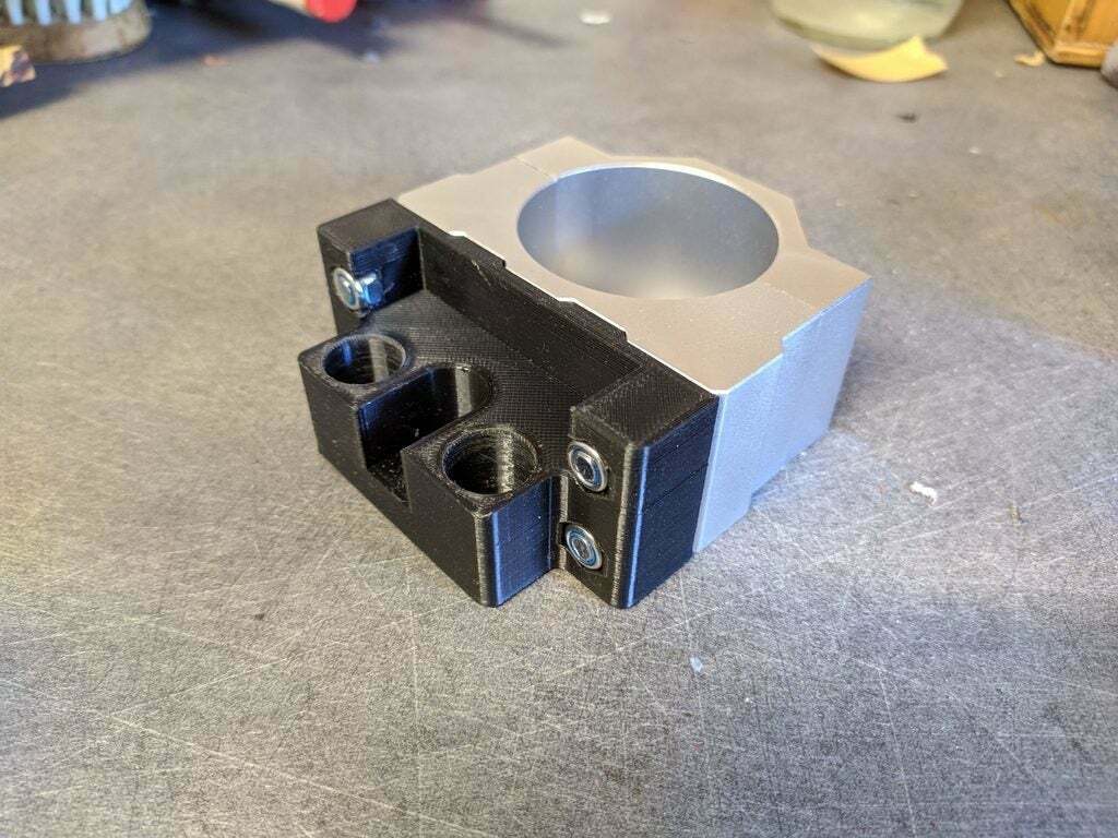 Free STL file 3018 pro Z axis 500w 55mm Spindle Upgrade・Model to ...