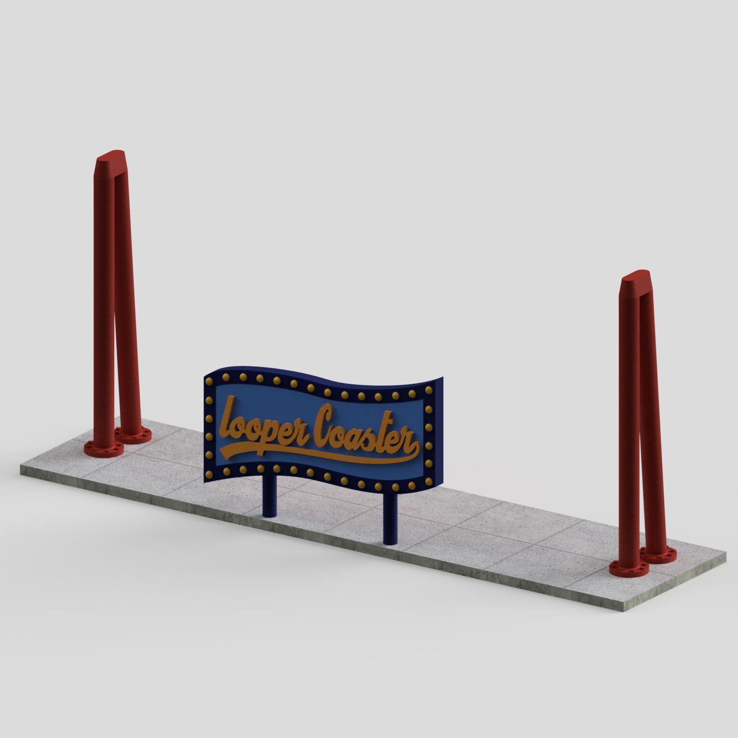 Free STL file Looper Coaster 🎨・3D printing design to download・Cults