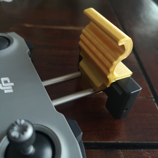 Download STL file dji mavic mini air2 smartphone tilt 30° tilt • 3D ...