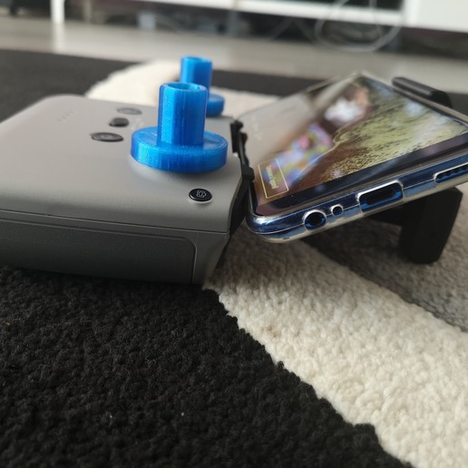 Download STL file dji mavic mini air2 smartphone tilt 30° tilt • 3D ...