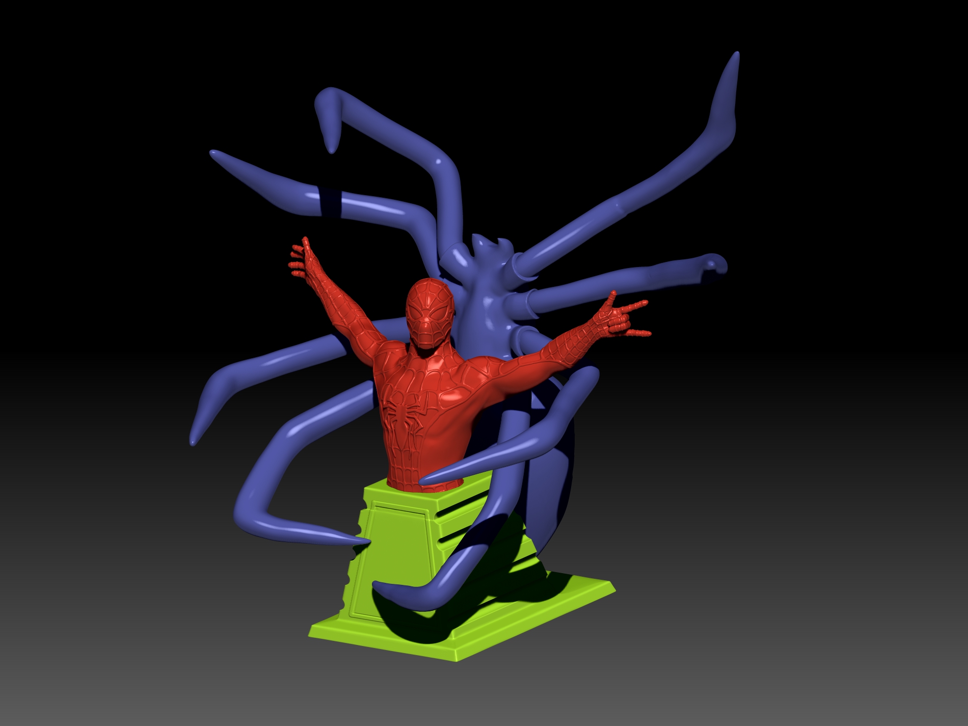 3D file Spiderman 3D print・3D printer model to download・Cults