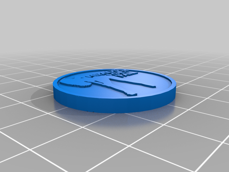 Free STL file Novelty Adult Coin/Token Heads and Tails・3D printing ...