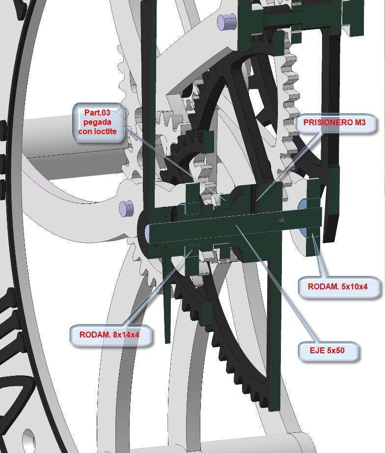 Download free STL file Pendulum clock printed in 3D • 3D printer design ...