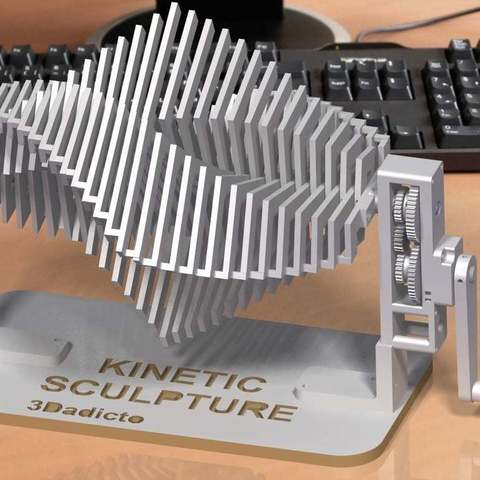 Download free STL file KINETIC SCULPTURE • 3D printing model ・ Cults