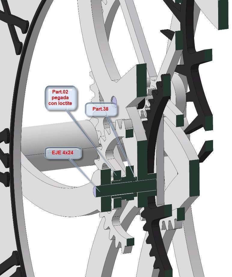 Download free STL file Pendulum clock printed in 3D • 3D printer design ...