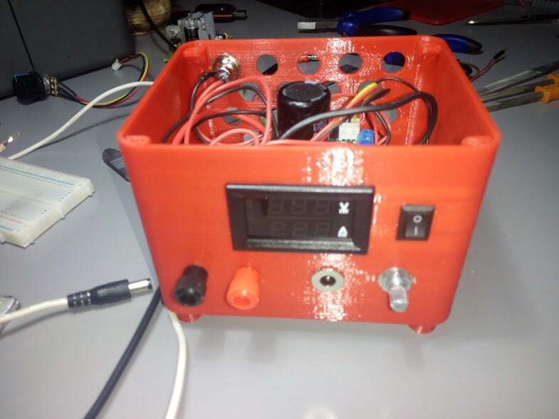 Download free STL file 0v to 100v Voltage Regulator with digital ...