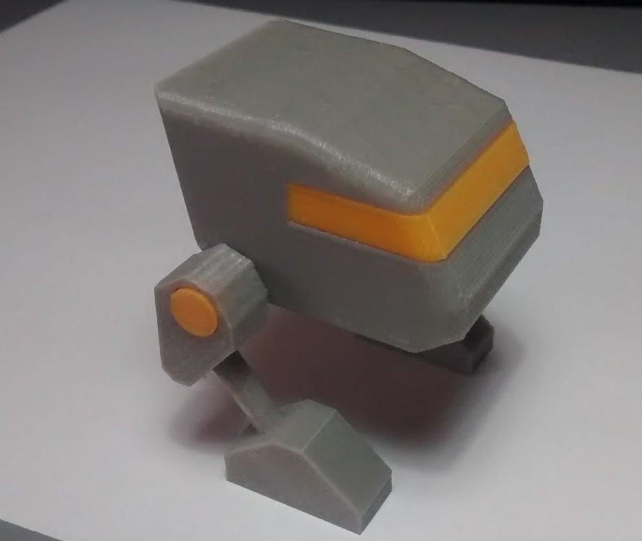 Free Stl File Geometry Dash 3d Robot・design To Download And 3d Print・cults