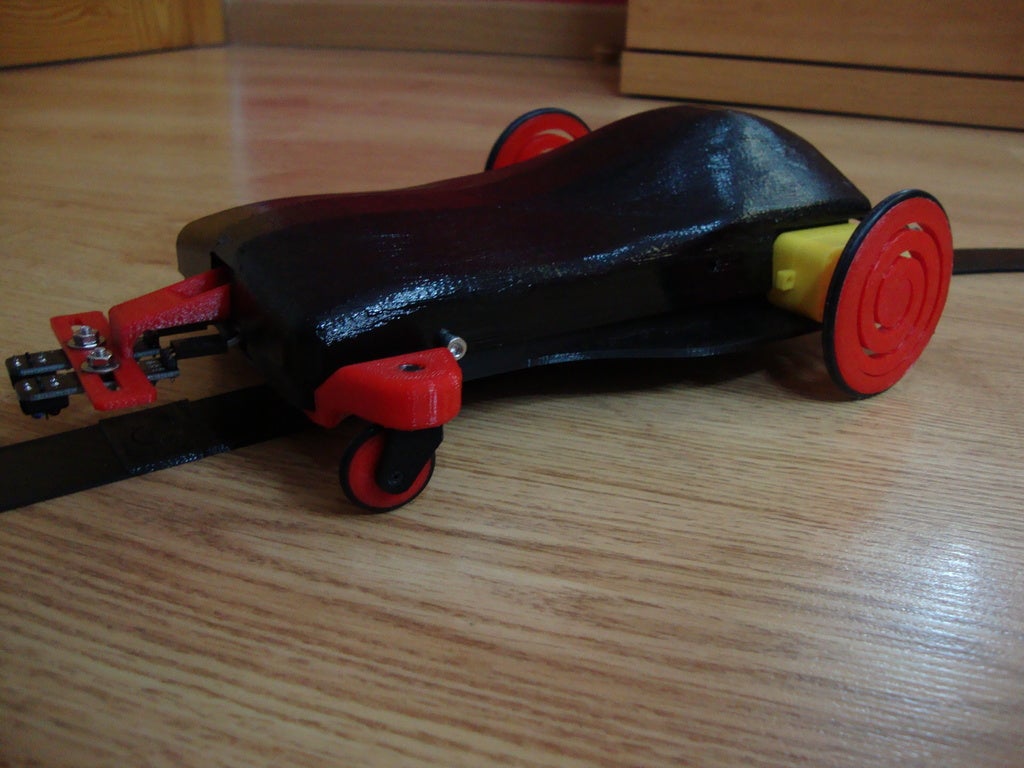 Free STL file Line Follower Car with removable black line 🚗・3D printing ...