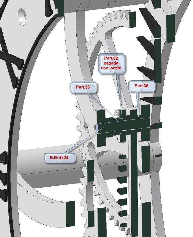 Download free STL file Pendulum clock printed in 3D • 3D printer design ...