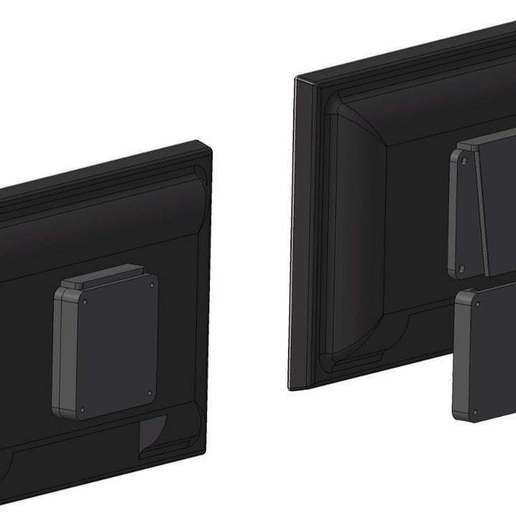 Download free 3D printer templates Monitor wall mount ・ Cults