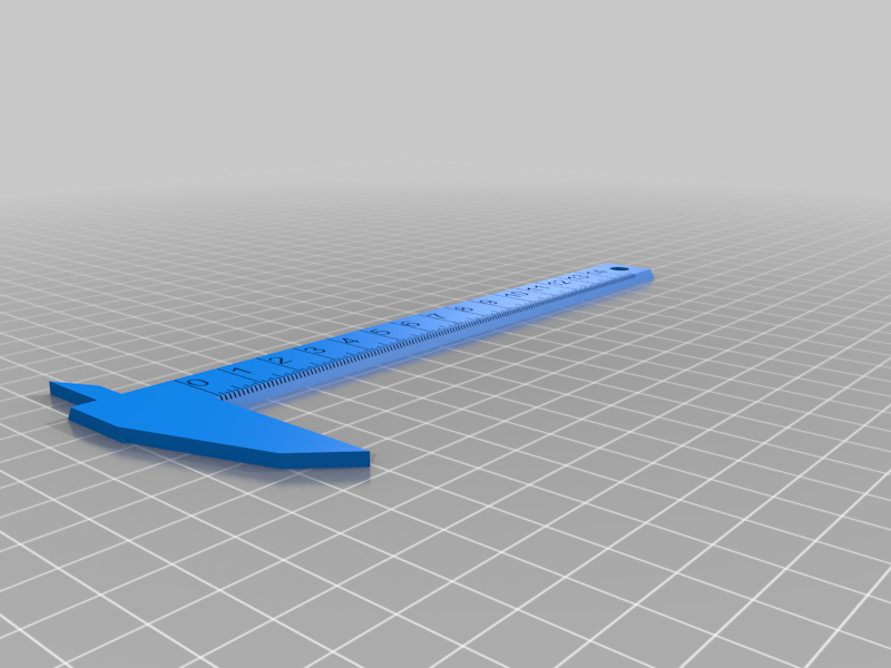 Descargar archivo STL gratis Pie de rey (vernier caliper)・Modelo para ...