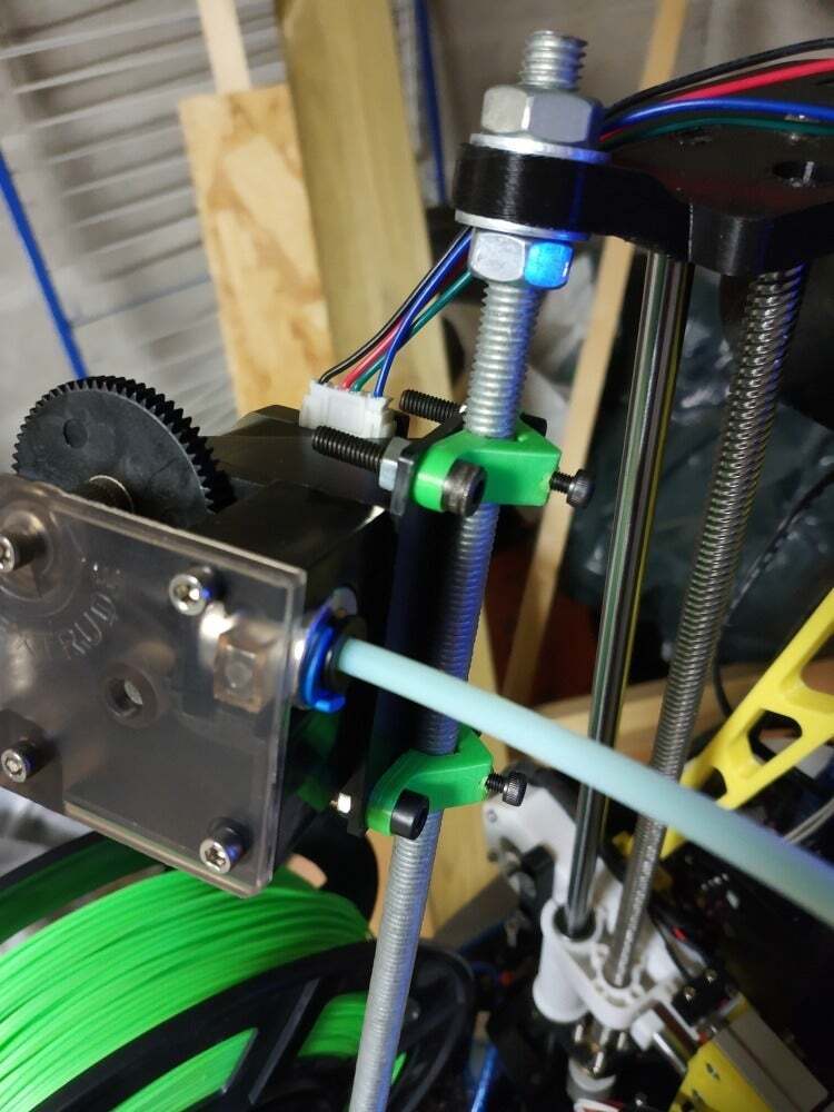 Download free STL file Titan extruder bowden mount on 8mm (threaded ...