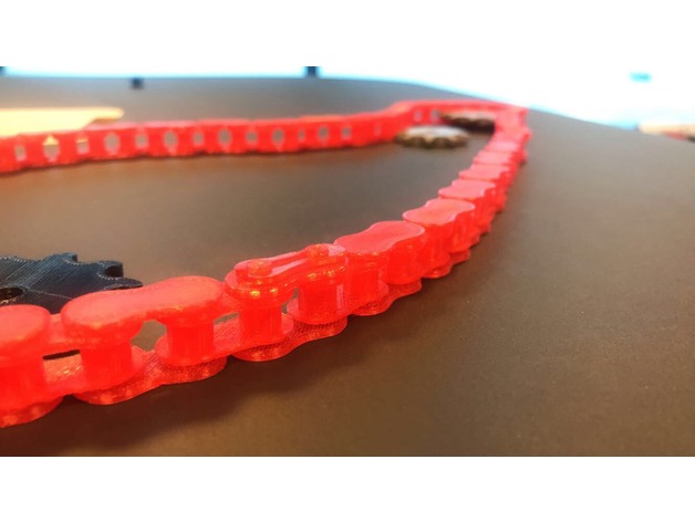 Free STL file Roller chain. Modular, with chain lock and sprockets 🔒・3D ...