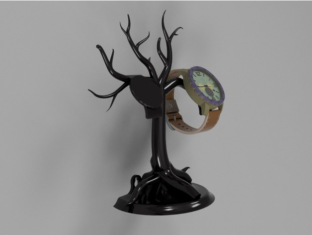 Free STL file Organic Shapes: Watch Stand・3D print design to download・Cults