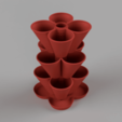 Descargar archivo STL gratis Plantera apilable (110mm) • Objeto ...