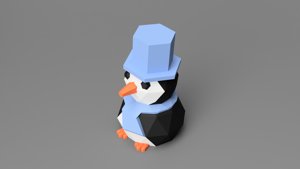 Free 3D file Penguin 01 (SC)・3D printing design to download・Cults