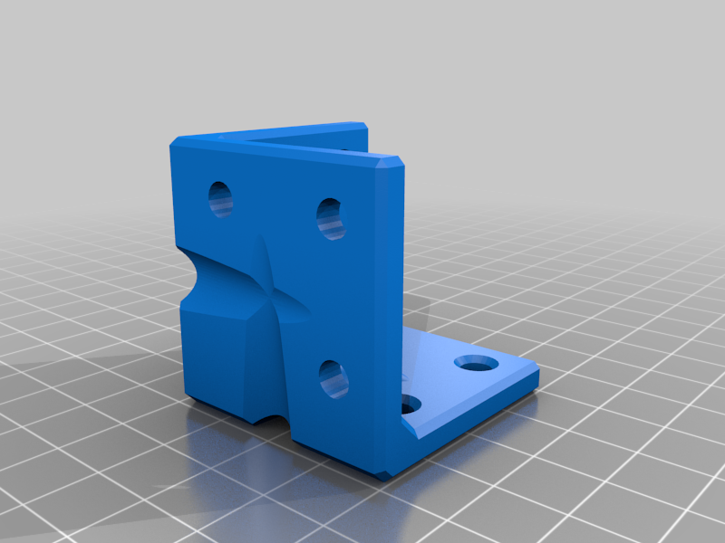 Бесплатный STL файл Corner Connector (40x40x40x5x5)・3D-печать объекта ...