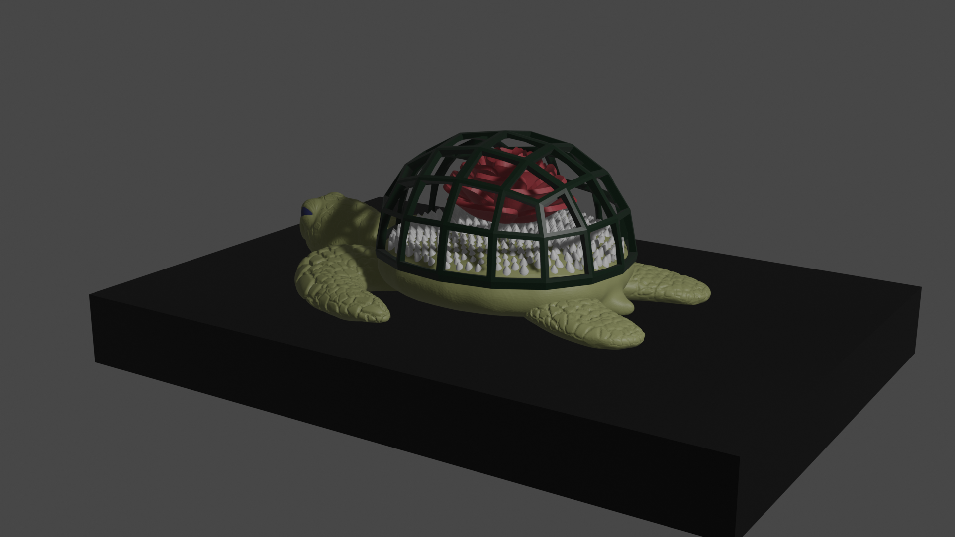STL file Rose protection sea turtle・3D printable model to download・Cults