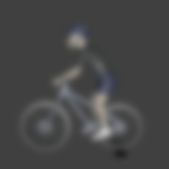 Download STL file Cyclist • 3D printer template ・ Cults
