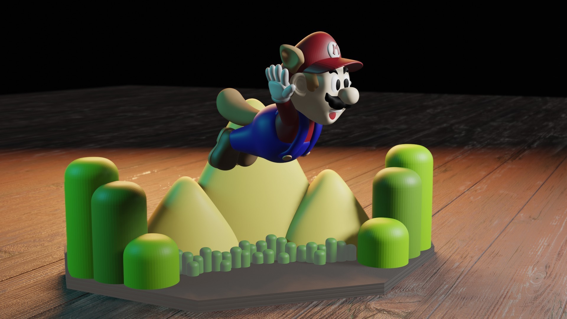 Descargar archivo STL Super Mario Mapache • Diseño imprimible en 3D ・ Cults