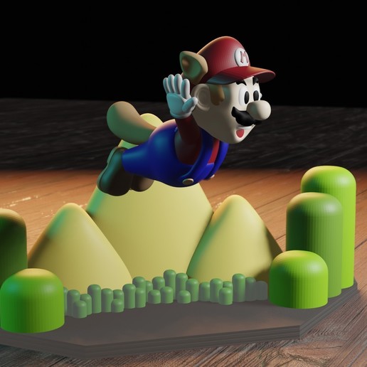 Imprimir en 3D Super Mario Mapache ・ Cults