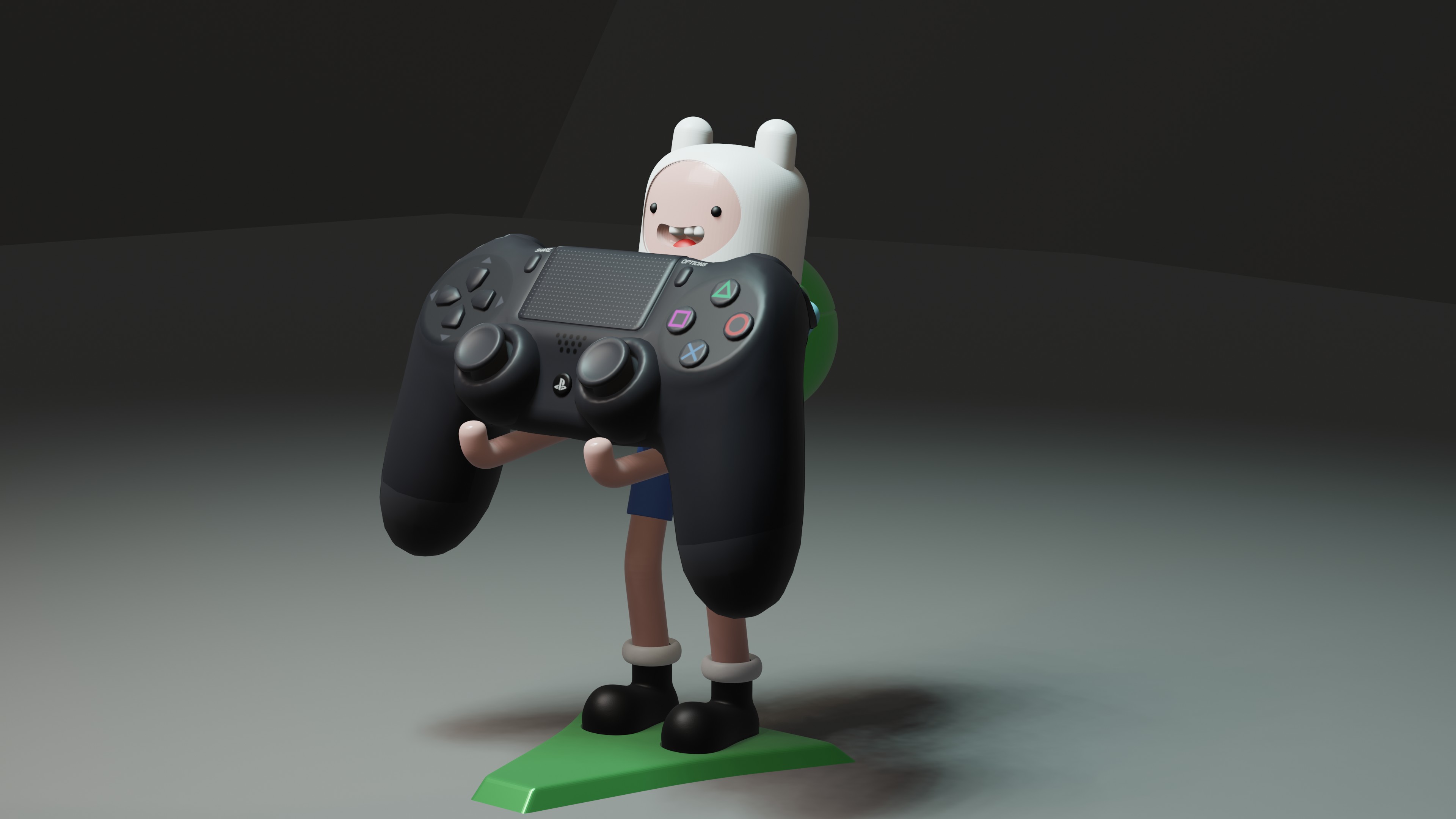 Fichier STL CONTROLLER HOLDER / finn the human joystick holder 🕹️ ...
