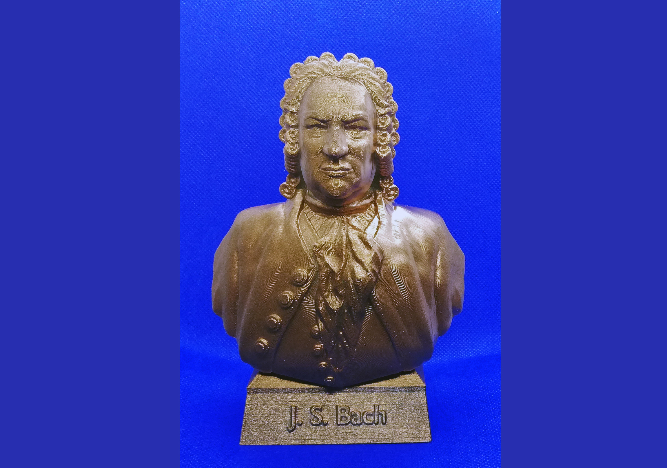 STL file Johann Sebastian Bach 🎵・3D printing design to download・Cults