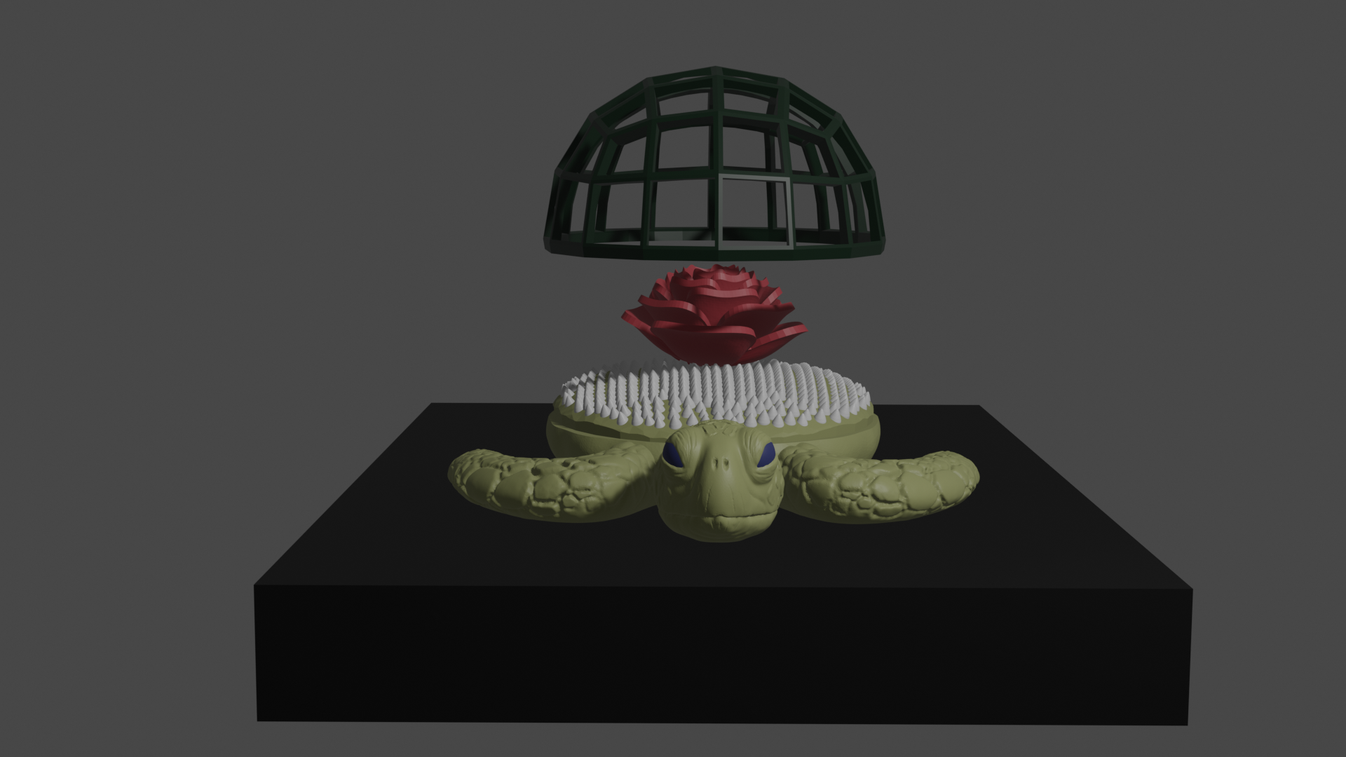 STL file Rose protection sea turtle・3D printable model to download・Cults