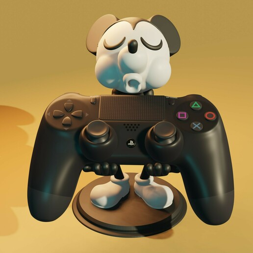 Descargar archivo STL Mickey Mouse porta mando • Modelo para la ...