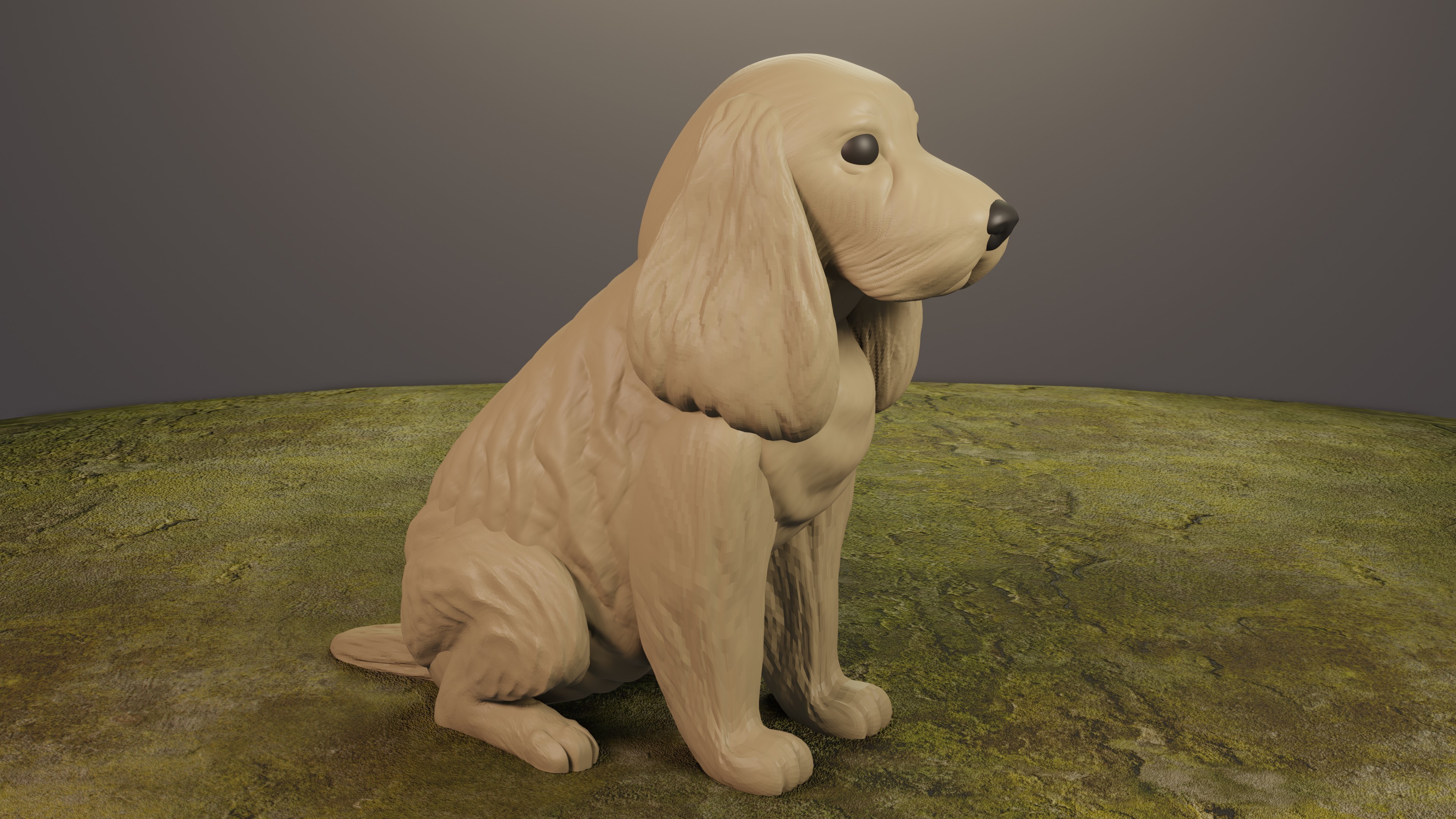 STL file English cocker spaniel・3D printer design to download・Cults