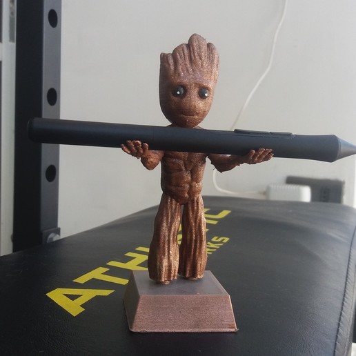Download STL file PEN HOLDER GROOT • 3D printing template ・ Cults